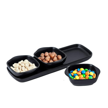 74-075 2-Tier Snack Stand, Black - Walmart.com