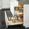 Rev-A-Shelf 5330-12BCSC-MP 12 Inch Single Cabinet Pull Out Basket w ...