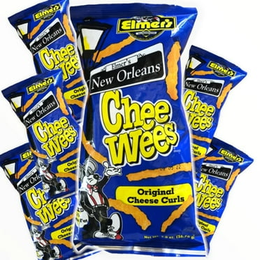 Elmer's Baked Cheese Flavored Chee Wees New Orleans Snacks, Variety 8 ...