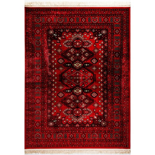 Crescent Drive Rug Company Crown Red Area Rug - Walmart.com