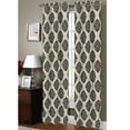 Suzani Flocked Faux Silk 76" x 84" Grommet Curtain Panel Pair - Walmart.com