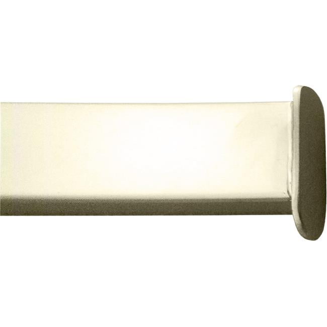 AMKO HL-RE4 4 ft. Rectangular Hangrail with Welded End Cap - Walmart.com