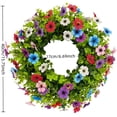 Diceymbol Patriotic Wreaths for Front Door 15.7 Inch Red White Blue ...