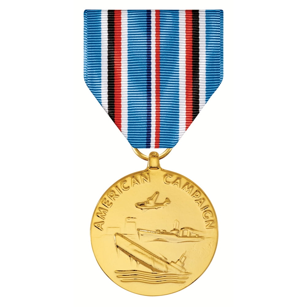 American Campaign (ACM) Medal Gold Plated - Walmart.com