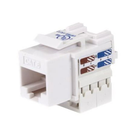 StarTech.com Cat6 Cable - Cat6 Keystone Jack - 110 Type Universal ...