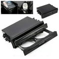2-in-1 ABS Double Din Dash Radio Installation Pocket Cup Holder Box for ...