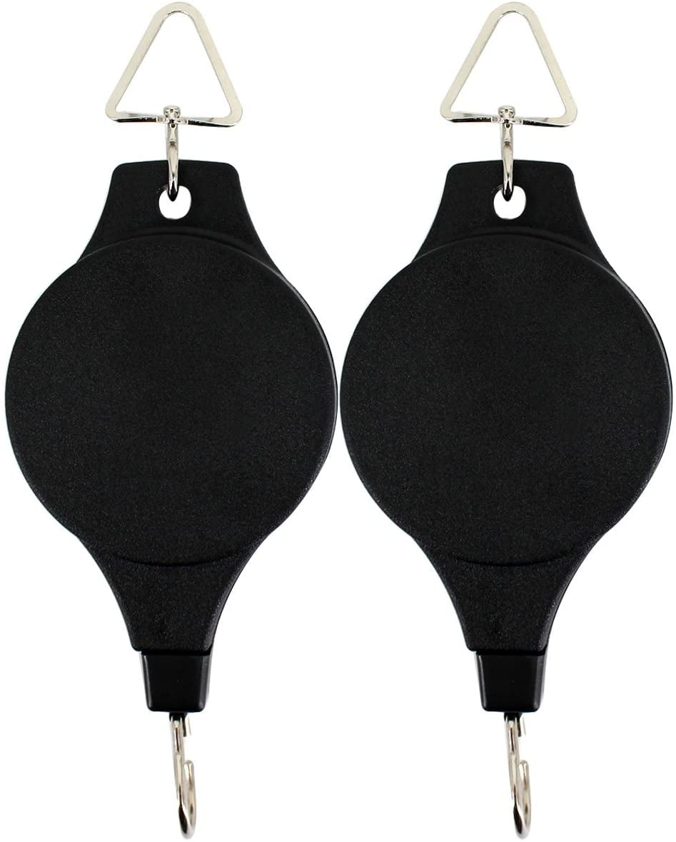 2 Pack Adjustable Plant Pulley Hanger,Retractable Plant Hanger ...