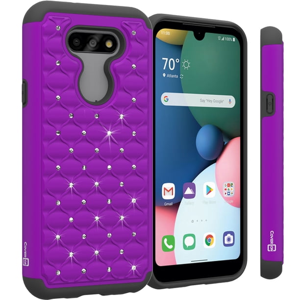 CoverON LG Aristo 5 / Aristo 5+ Plus Case, Aurora Series Rhinestone ...
