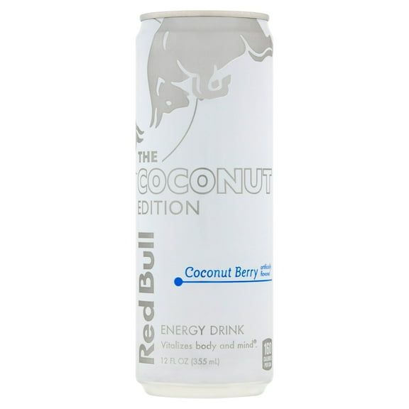 Red Bull Energy Drink Coconut Edition, Coconut Berry, 2 Cans, 12 fl oz ...