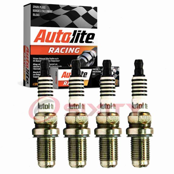 6 pc Autolite AP5144 Platinum Spark Plugs for 407 4104 Ignition Wire ...
