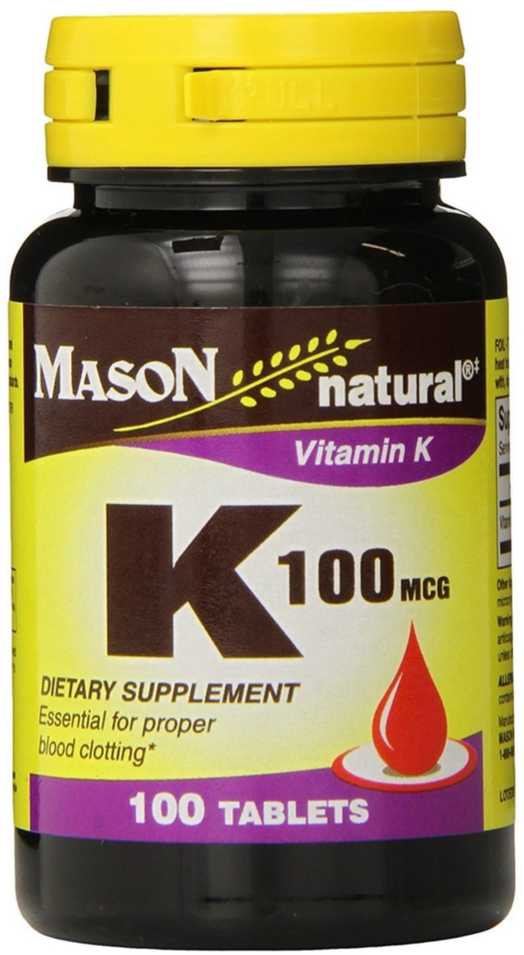 K 100 mcg Tablets 100 Each - (Pack of 2) - Walmart.com