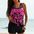 Tankini Bathing Suits For Women Two Pieces Floral Printed Tank Top