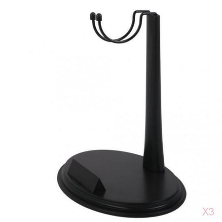 12 Inch Doll Stand Waist Holder - Black Action Figure Display Stands ...