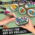 Paint Mark Permanent Waterproof Paint Pens - Works on Any Surface, Oil ...