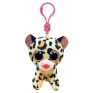 Ty Beanie Boos Tasha The Leopard Clip With Glitter Eyes - Walmart.com