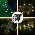 4Pieces Water Resistant Solar LED Light Dog Paws Shape Solar Landscape ...