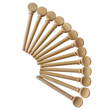 Roosebeck Descant Lute Pegs 13-Pack - Satinwood - Walmart.com