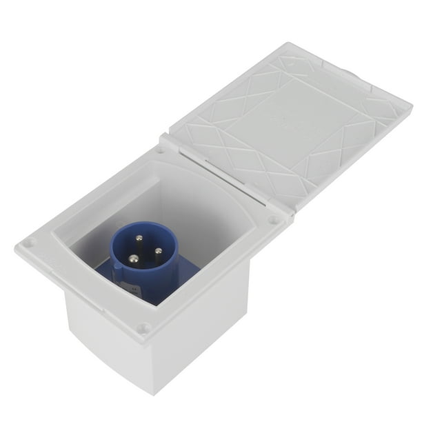 Motorhome Plug Socket,16A 220V‑240V Waterproof Power RV Power Outlet ...