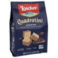 Pack of 6, Loacker Quadratini Chocolate Bit Sized Cream Filled Wafer ...
