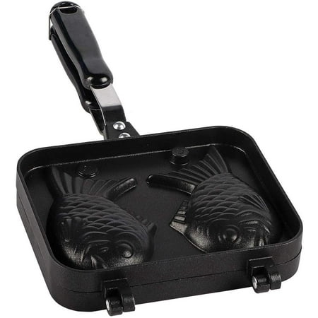 Taiyaki Japanese Fish-shaped Pancake Double Pan, Waffle Cake Maker Pan ...