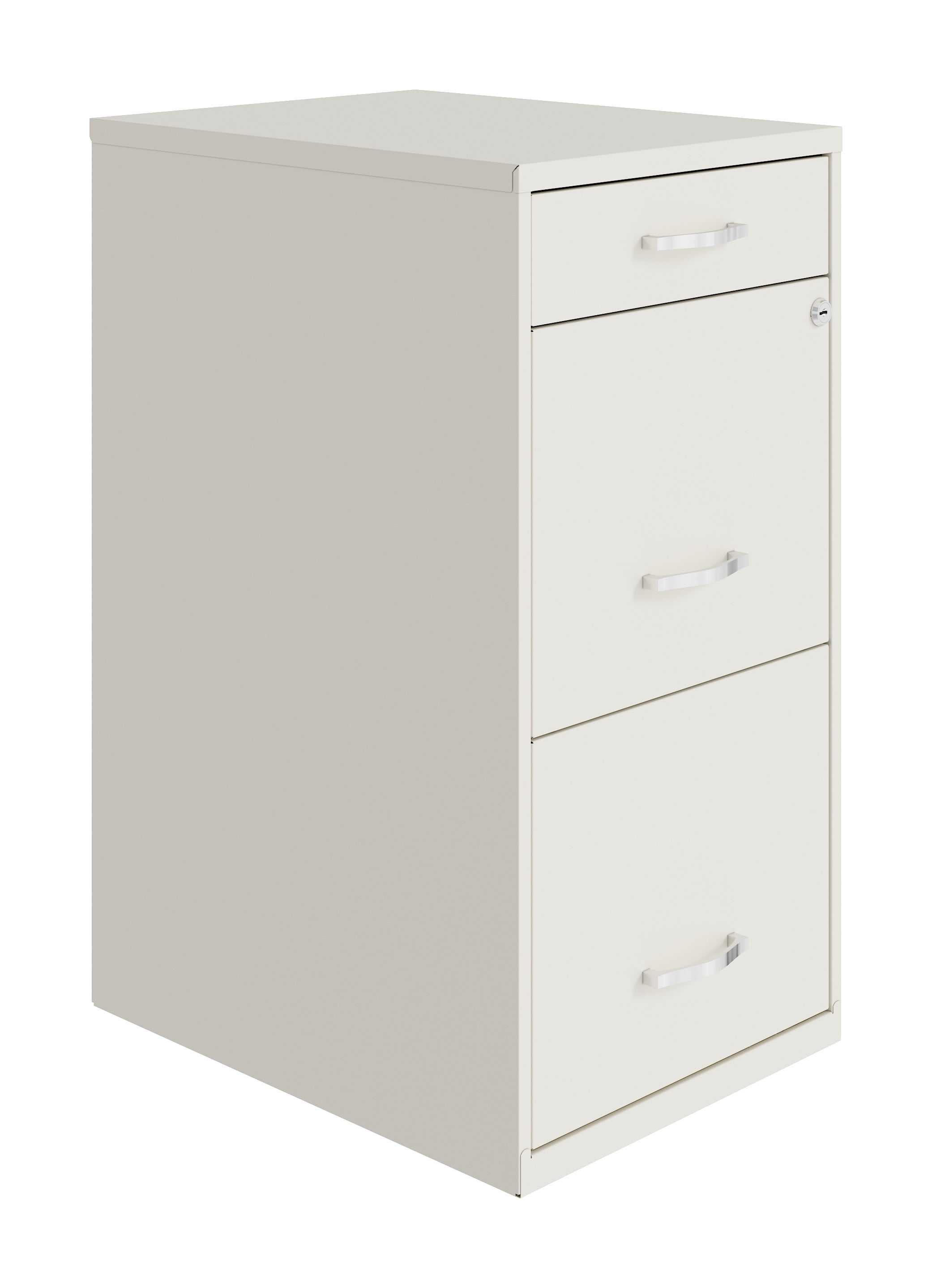Space Solutions 3 Drawer Letter Width Vertical File Cabinet with Pencil ...
