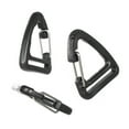 Paracord Planet Black Plastic Triangle Carabiner Clips for 1 Inch ...