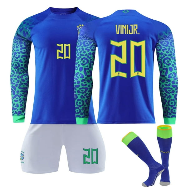 Camisetas de Fútbol Surgei 2223 Brasil Estadio de Casa #20 Vinicius ...