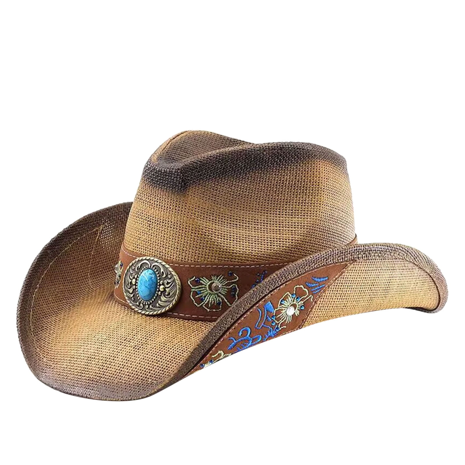 Click here for Gaoyuann Classic Western Cowboy Hat For Outdoor Su... prices