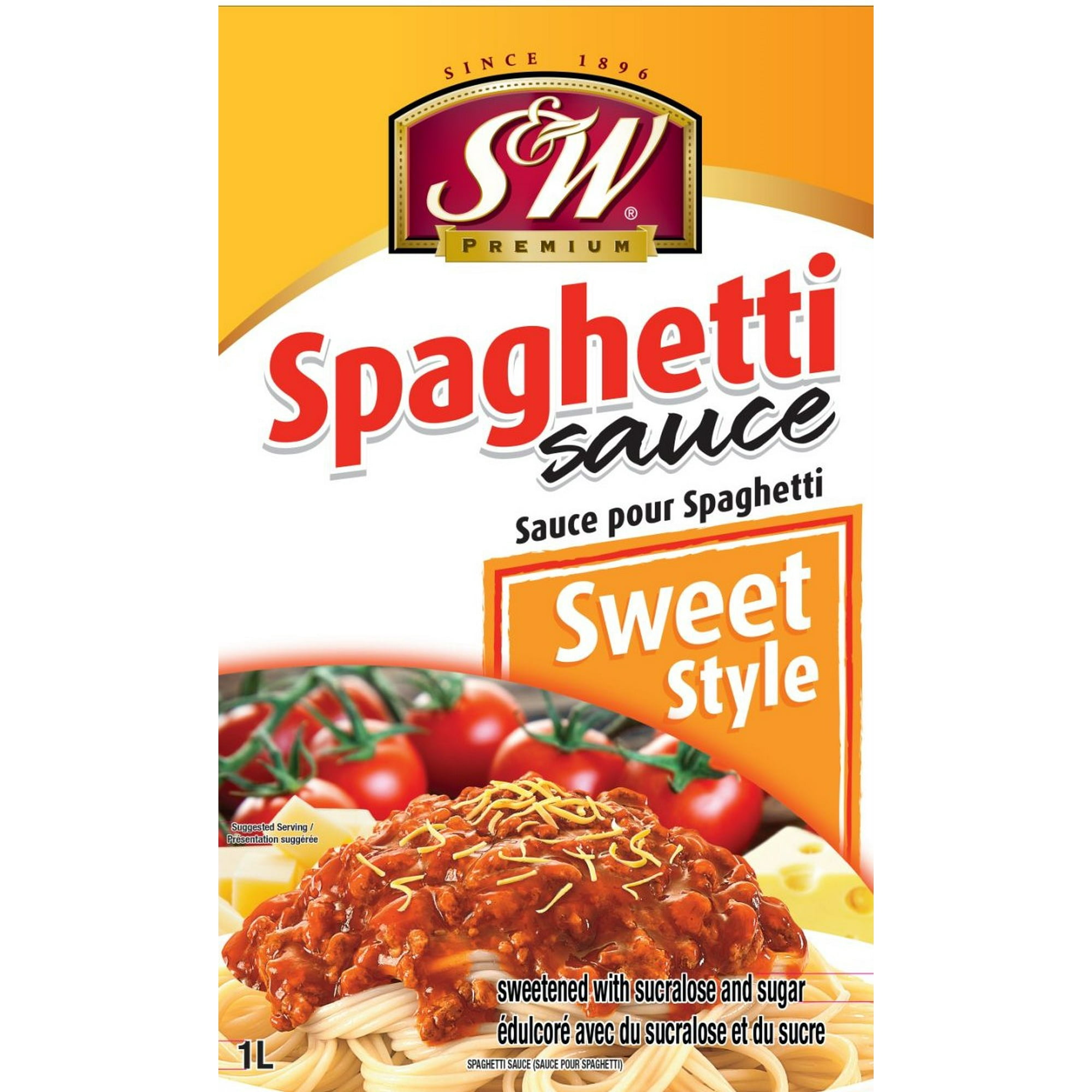 Click here for S & w Spaghetti Sauce Sweet Style 1 L prices