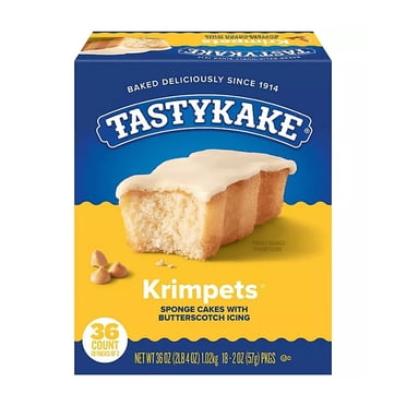 Tastykake Butterscotch Krimpets, Family Size 12 Count, 4-Pack ...