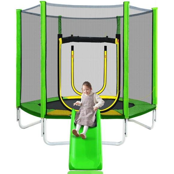 Trampoline Slide
