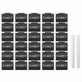 Basket Labels Clip on for Storage Bins - Plastic Removable Basket Bin ...