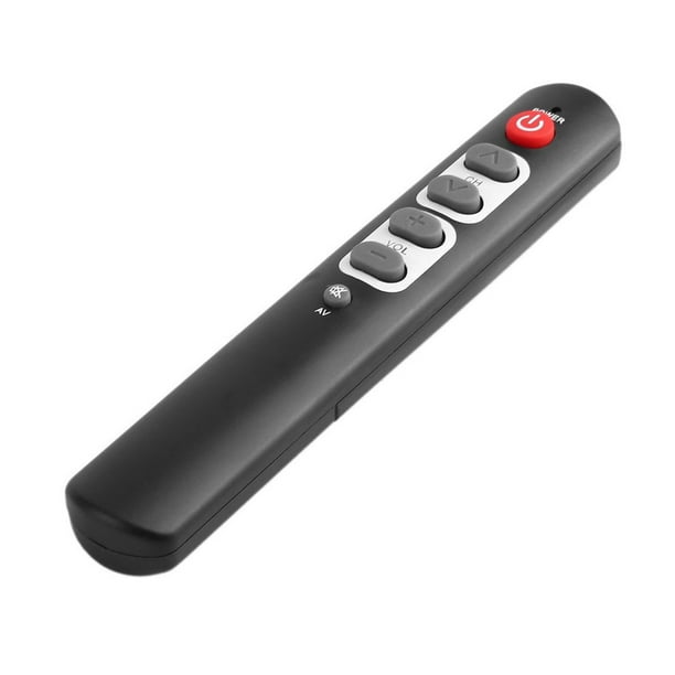 Universal 6 Keys Learning Remote Control with Big Buttons Wireless ...