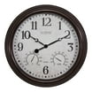 Acurite 8.5 In. Black Wall Clock/Thermometer 02413A1 - Walmart.com