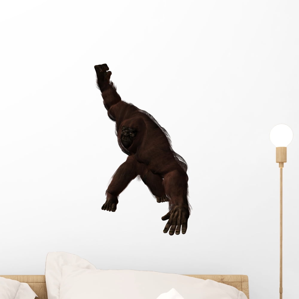 Bigfoot Wall Decal by Wallmonkeys Peel and Stick Graphic (18 in H x 14 ...