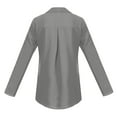 Udaxb Summer Womens Blouses Long Sleeve Solid Button Down Casual Women