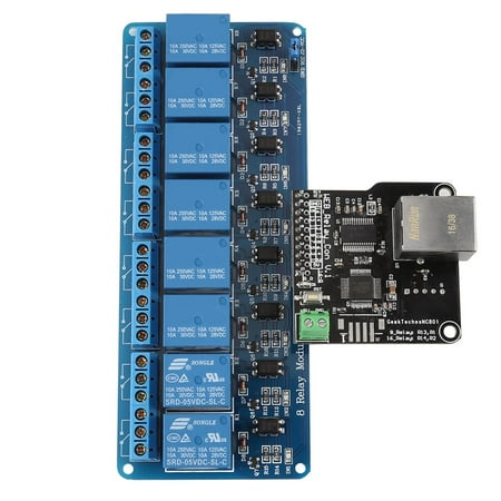 Sonew RJ45 Control Module, 8-channel Relay Control Module, Ethernet Control Module LAN WAN ...