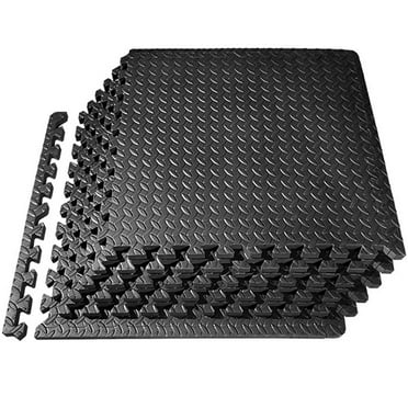 BalanceFrom 1/2" EXTRA Thick Puzzle Exercise Mat with EVA Foam ...