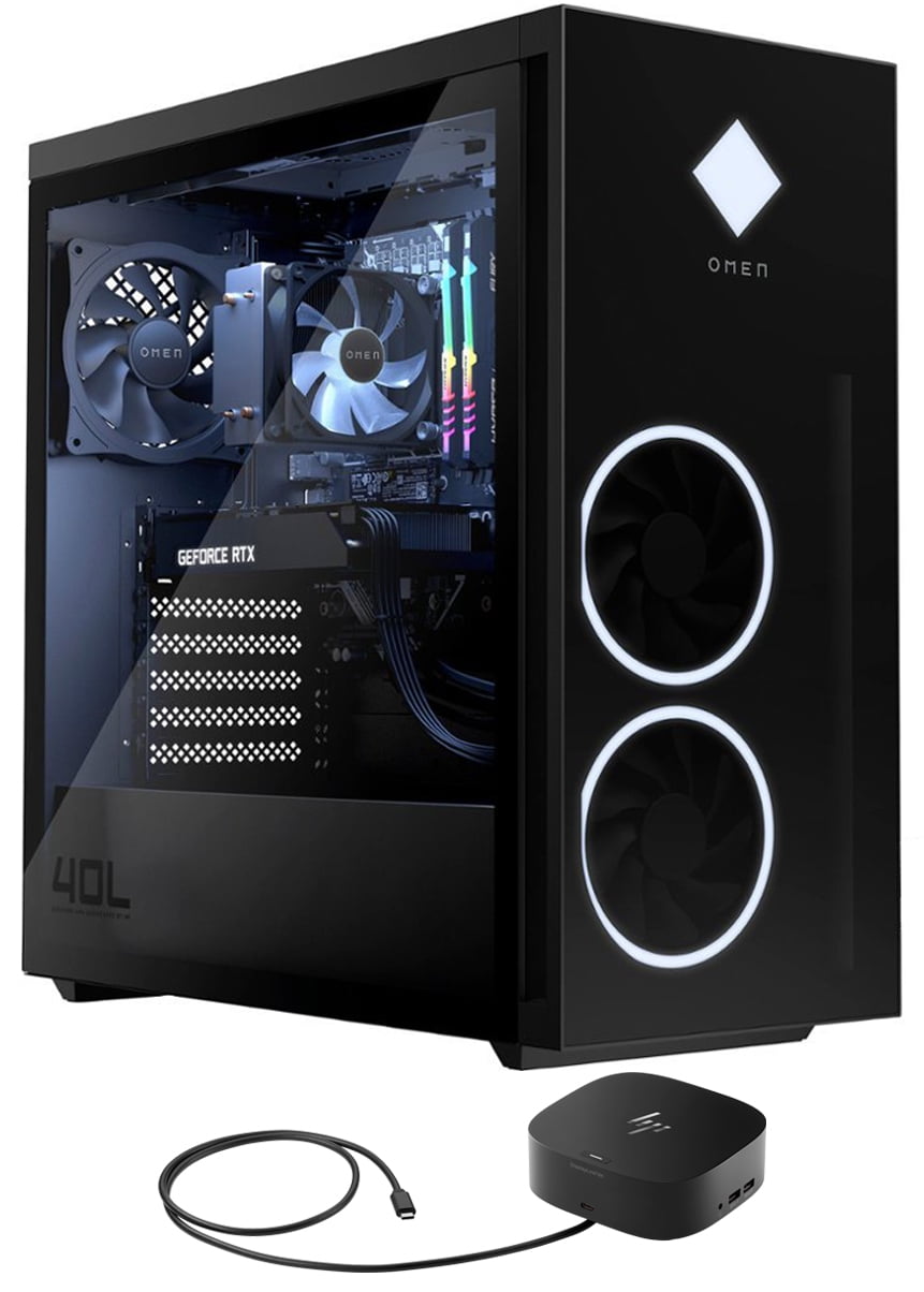 HP OMEN 40L Gaming/Entertainment Desktop PC (AMD Ryzen 7 5700G 8-Core ...