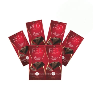 RED Chocolate 6 Bar Variety Pack - Milk, Dark, Extra Dark, White ...