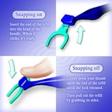 T.Smile Evolutionary Clean Dental Flossers, Kit of Refills Plus Long ...