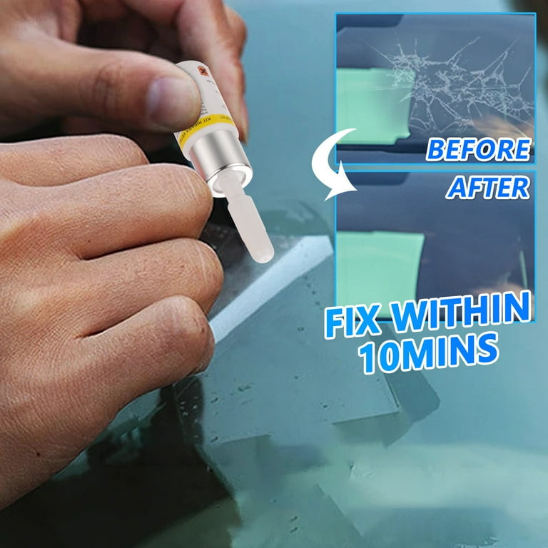 Windshield Crack Repair Kit Car Window Glass Liquid Repair Automotive Fluid Glass Filler Vehicle Windscreen Tool for Fixing Chips Cracks Bulls Eye and Star Shaped Crack Walmart