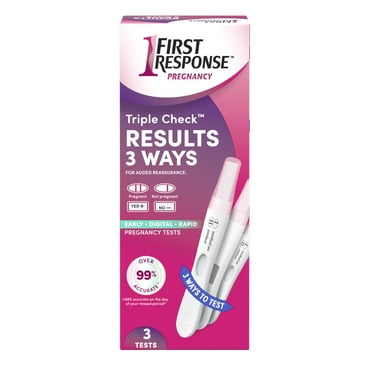 First Response Early Result Pregnancy Test, 3 Pack (Packaging & Test ...