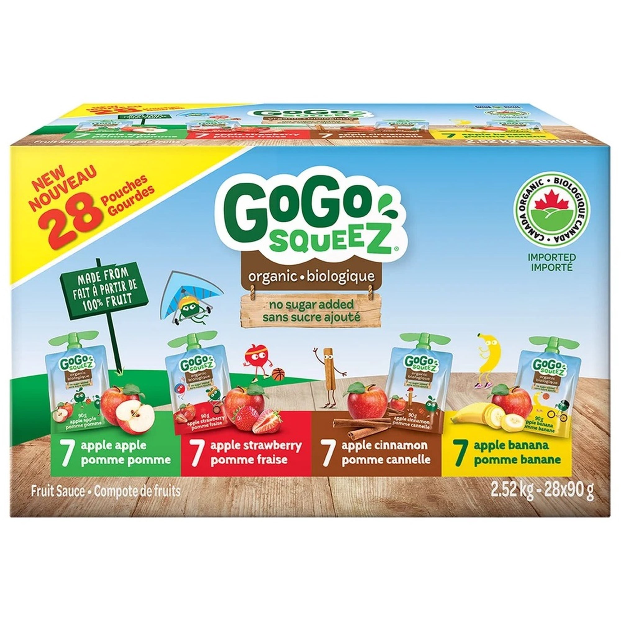 Click here for Gogo Squeez Organic Fruit Sauce Snack Pouches Vari... prices