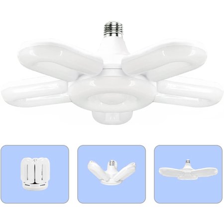 Deformable U-Shaped LED Garage Light, 60W Energy-Saving LED Ceiling ...