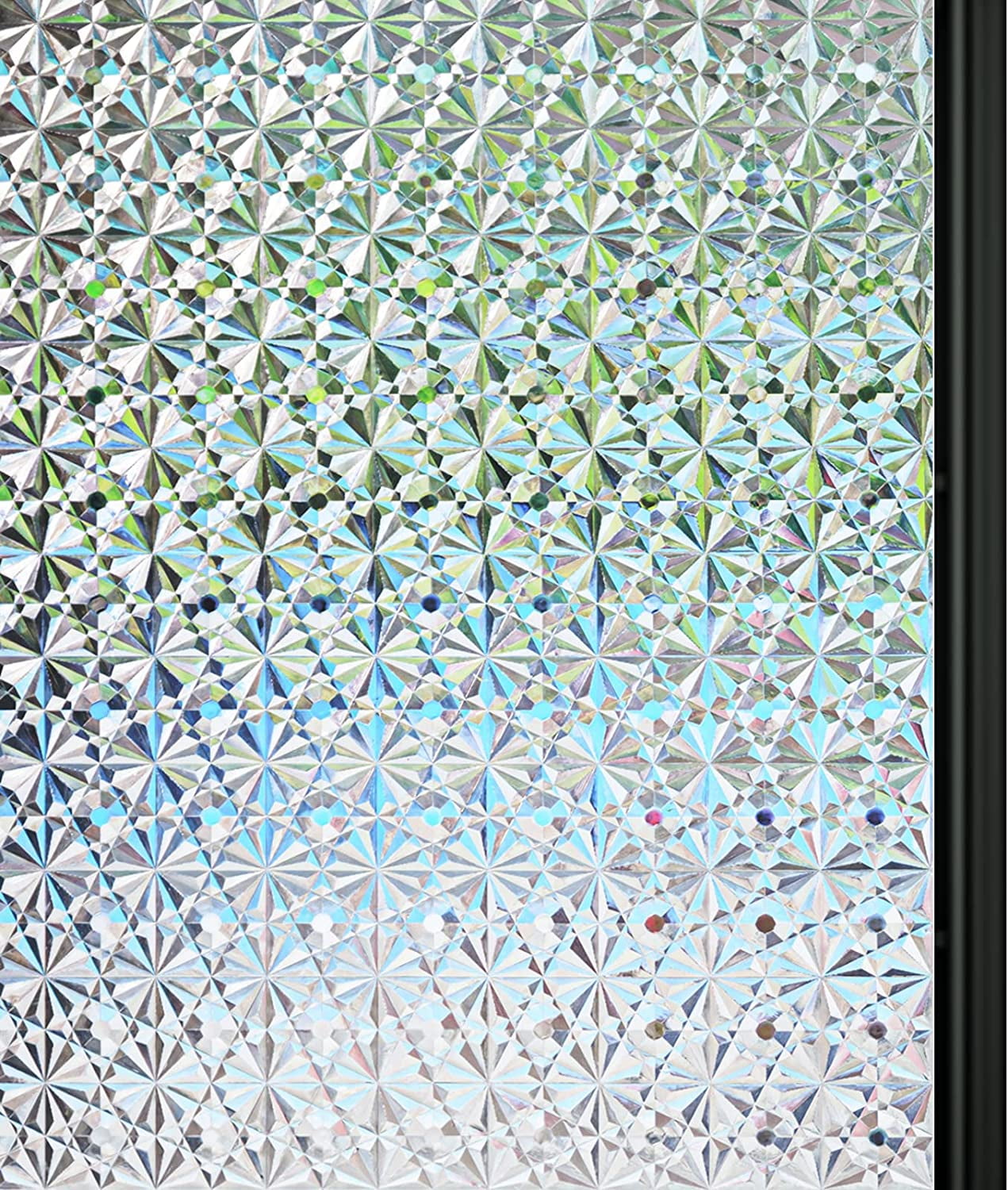 Frosted Window Film Non-Adhesive, Frosting Privacy Film for Glass ...