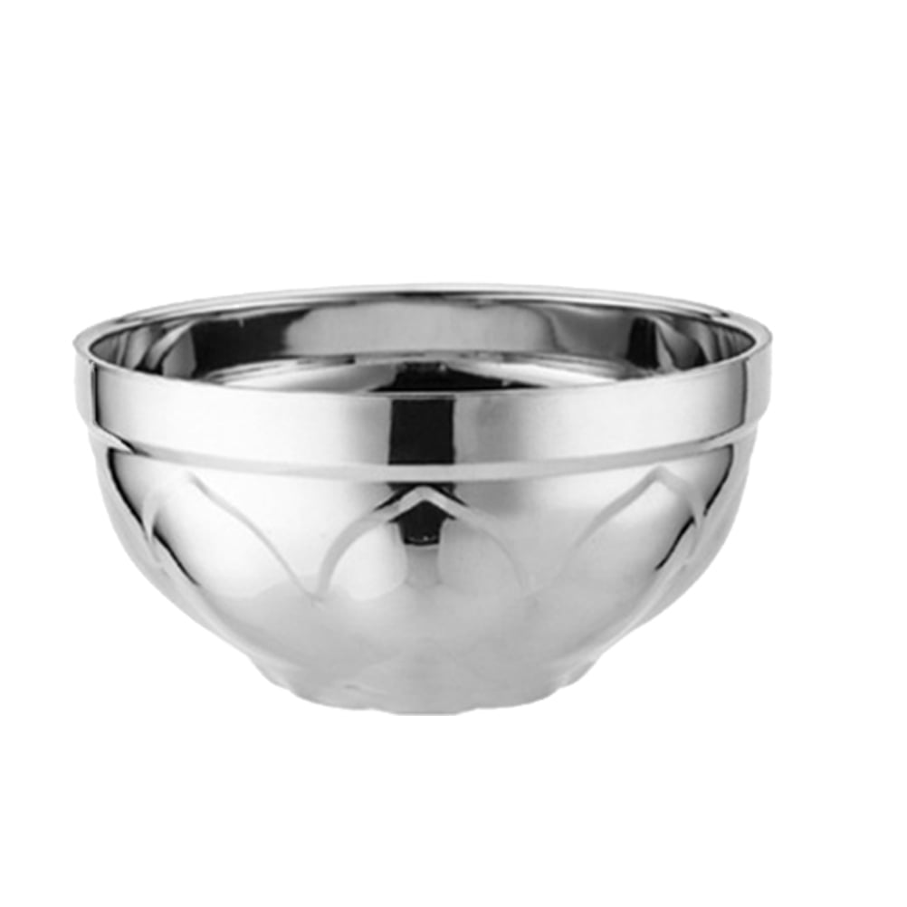 Steel Bowl Stainless Bowls Mixing Metal Serving Snack Nesting Kids ...