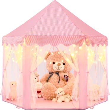 Princess Tent Large Playhouse Castle with Star Lights for Indoor and ...