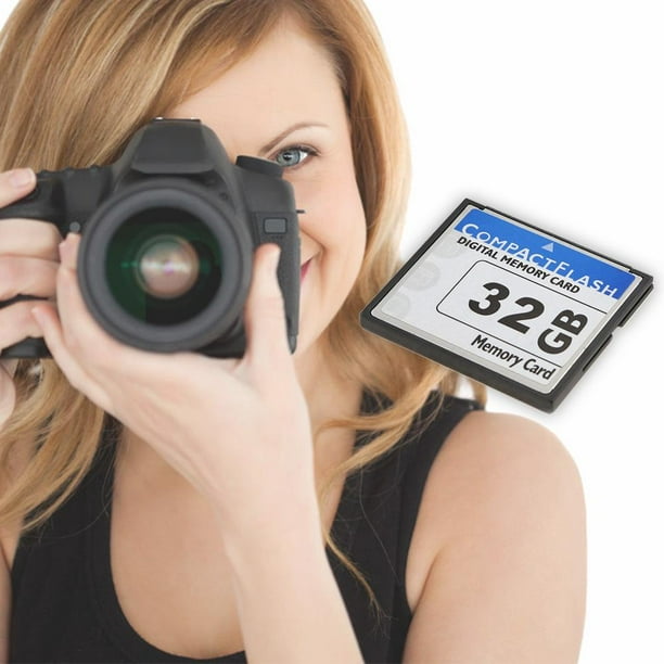 Tarjeta de memoria CF de alta velocidad Tarjeta Compact Flash CF para cámara digital (32 GB ...