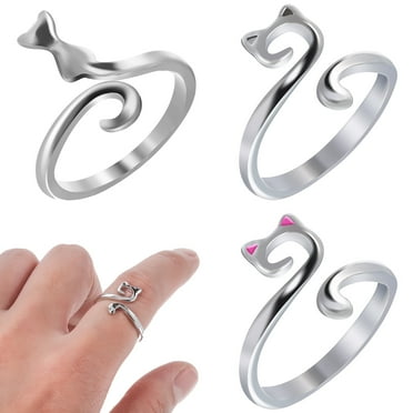 Hareemi 2 Pcs Crochet Rings Crochet Tension Rings Crochet Yarn Guide ...